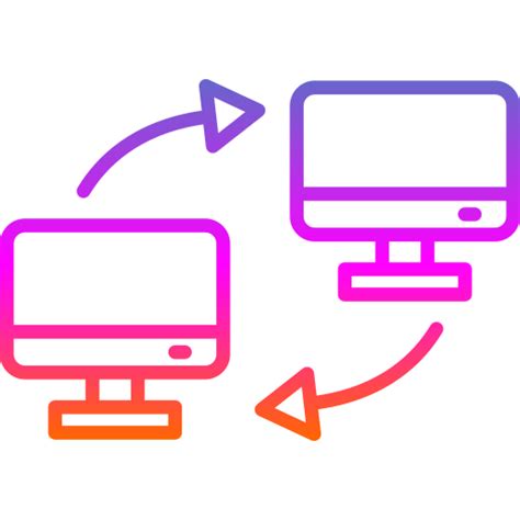 Data Transfer Free Networking Icons