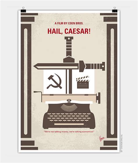 No645 My Hail Caesar Minimal Movie Poster Chungkong