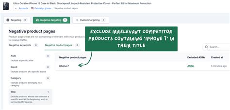 Negative Targeting Advigator