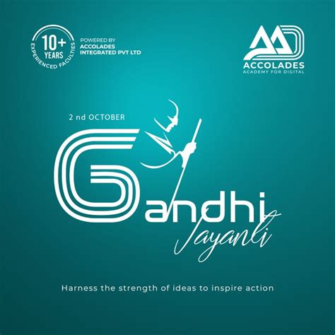 Accolades Academy For Digital On Linkedin Happygandhijayanti