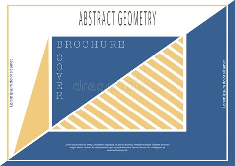 Abstract Geometry Layout Of The Cover Design Brochure Poster Banner