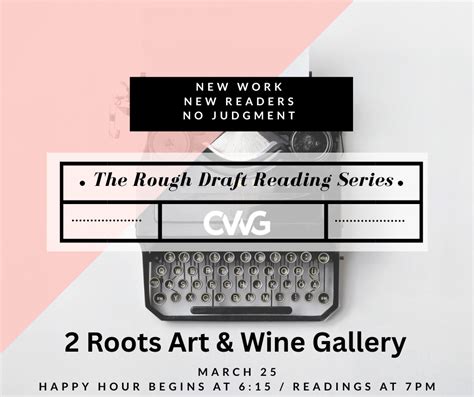 The Rough Draft Reading Series — Chippewa Valley Writers Guild