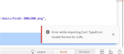 Error While Importing Curl With Compressed Option · Issue 5735