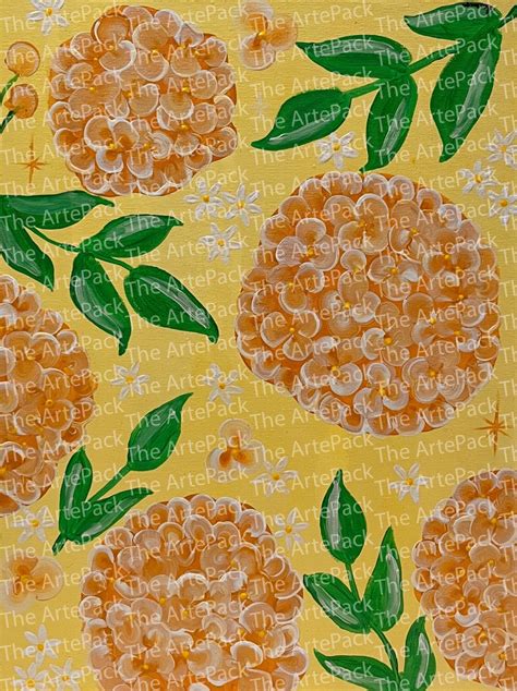 Hydrangea Canvas Painting Etsy