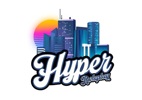 Hyper Logo In Cityscape