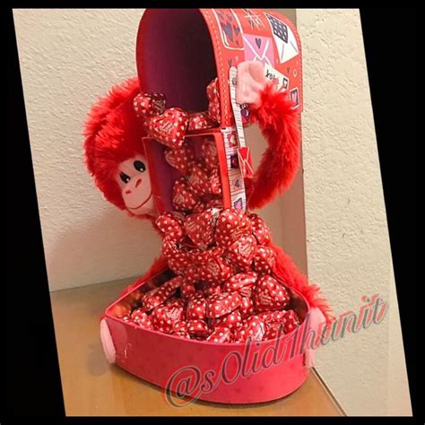 Dollar Tree Floating Mailbox Monkey Valentine Decoration Tutorial