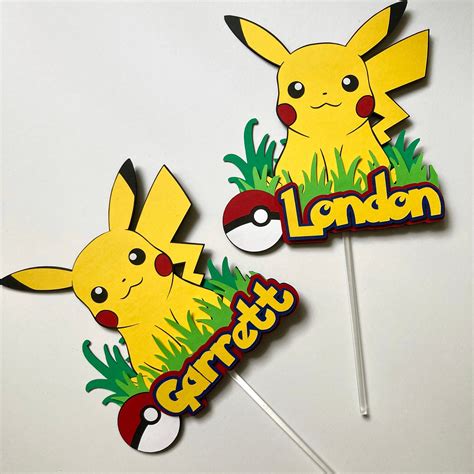 Pokemon Cake Topper Printable