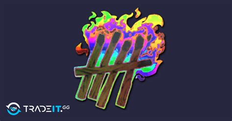 Sticker Kill Count Holo Tradeit