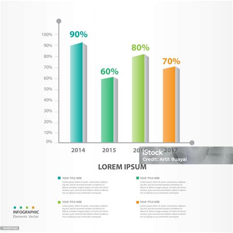 infographic 요소 서식 파일 벡터 4 단계 플로우 차트 3 차원 막대 그래프 다이어그램 차트 타임 라인 silde 프레