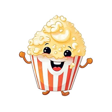 Popcorn Doos Clipart
