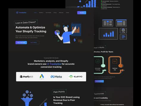 Tracklytics Data And Server Side Dark Website By Sujun Baidyaa On Dribbble