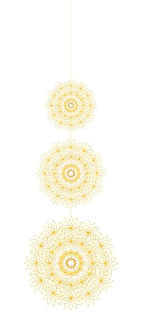 Hanging Mandala Festive Element Premium Vector