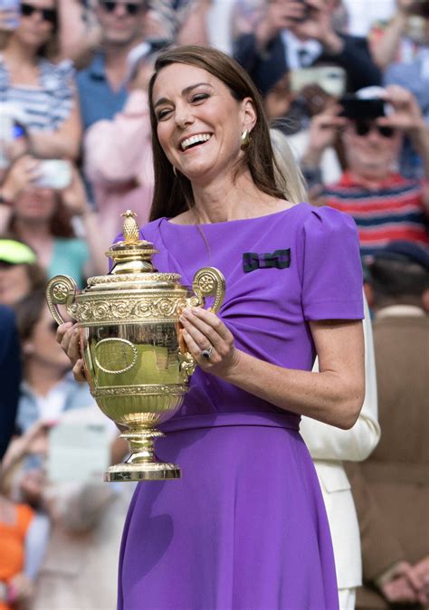 Photo La Princesse Catherine De Galles Lors De La Finale Hommes Du Tournoi De Tennis De