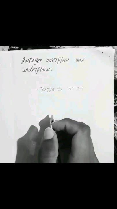 Integer Overflow And Underflow In C Programming Basic Shorts Viral Youtube