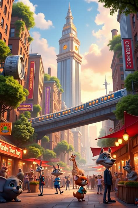 A Vibrant And Bustling Scene O Image Created By Fateline Tensorart
