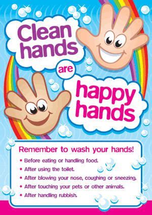 Hand Washing To Happy Birthday Posters Educational Images Picstank