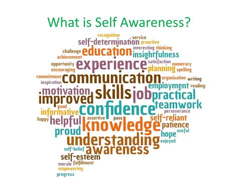 Self Awareness Powerpoint Students Ppt Pptx