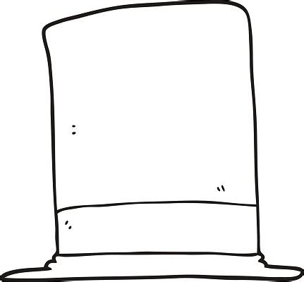 Top Hat Clipart Black And White