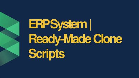PPT Best Readymade ERP Clone Script DOD IT Solutions PowerPoint Presentation ID