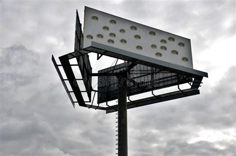 Advertising Stand With Triangular Billboards Stock Image Image Of Banner Stand 257269821