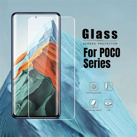 Cheap 9h Hd Protective Glass For Xiaomi Poco X3 Nfc C3 Tempered Glass