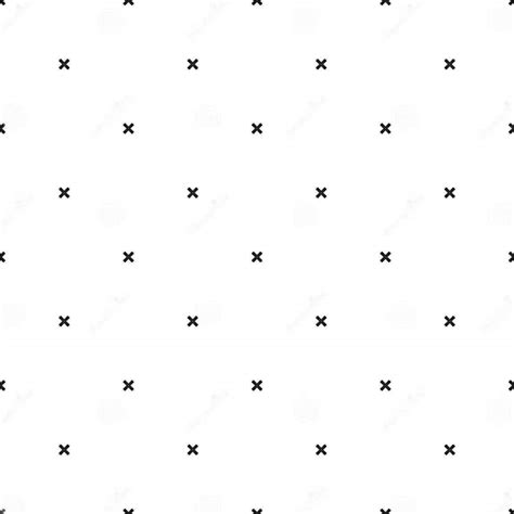 Seamless Pattern Geometric Monochrome Minimalistic Cross Stock Vector Illustration Of Design