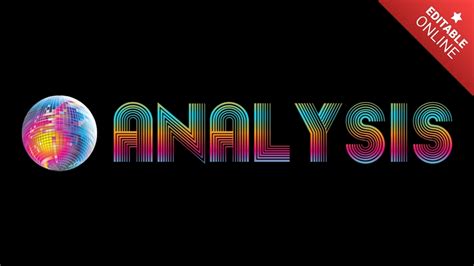 Analysis Disco Style Text Effect Generator