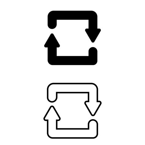 Reload Icon Vector Set Reset Illustration Sign Collection Update Symbol Or Logo