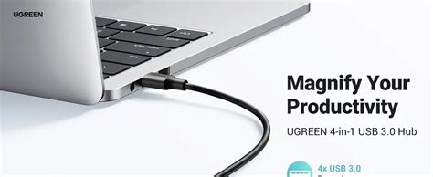 Ugreen CM219 5Gbps Black USB HUB Price in Bangladesh | RYANS