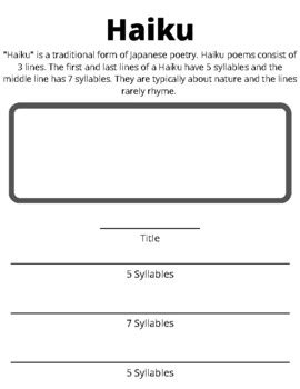 Haiku Template And Poem Writing Worksheet Twinkl Vrogue Co