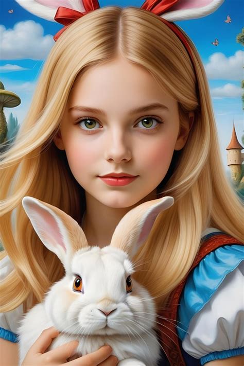 Download Ai Generated Rabbit Alices Adventures In Wonderland Royalty Free Stock Illustration