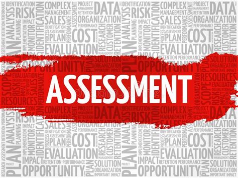 Assessment Word Cloud Stock Illustration Illustration Of Cloud 205877406
