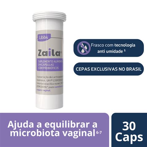 Zaila 9mg Suplemento Alimentar Libbs 30 Cápsulas