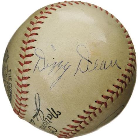 1934 Dizzy And Daffy Dean Signed Baseball Ford F