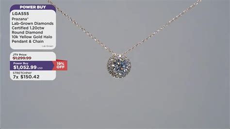 Certified Round White Lab Grown Diamond H Si2 10k Yellow Gold Halo