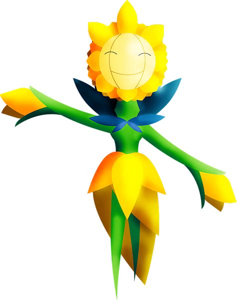 Pokemon 10193 Shiny Mega Sunflora Solar Pokedex Evolution Moves