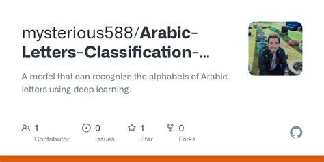 Github Mysterious588arabic Letters Classification Deep Learning A Model That Can Recognize