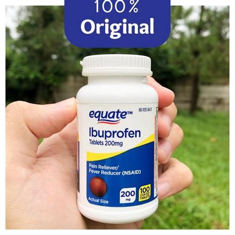 Jual Equate Ibuprofen 100 Caplets Pain Reliever Original Shopee
