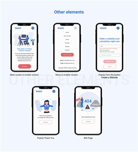 Webui Design Concept Landing Page On Behance