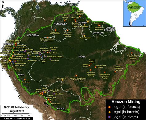 The Latest From Maap Illegal Gold Mining Across The Amazon Amazon Conservation Association