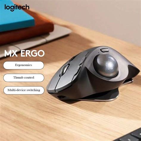 Logitech Mx Ergo Wireless Trackball Mouse Enterprise Level Bluetooth