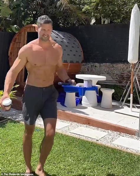 Tim Robards Finishes Building A Backyard Day Spa At His 6million Home