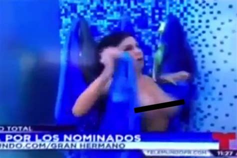 Watch Big Brother Star Flashes Boobs Live On Tv Daily Star