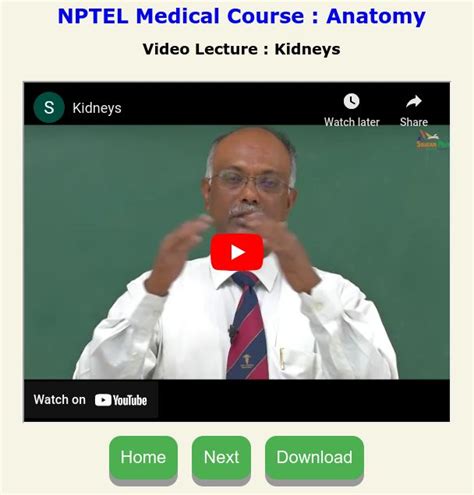 Nptel Anatomy Video Lectures 41 Gdkwr8fv Baskar Selvaraj