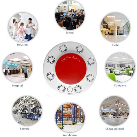 Infrared Smoke Alarm Detector Photoelectric Sensor Grandado