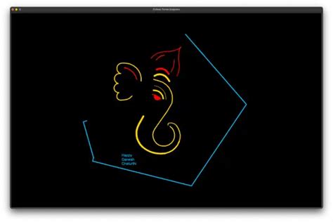 Drawing Ganesha Using Python Turtle Graphics Drawing Ganpati Using Python Codewithcurious