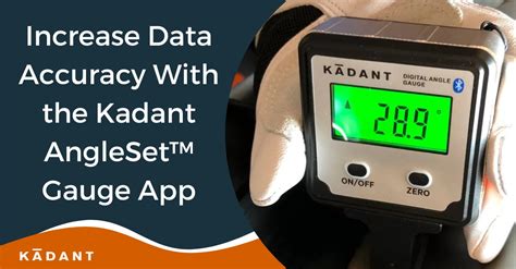 Kadant Inc Exclusive Kadant Mobile App For The Angleset™ Gauge Kadant Solutions Division