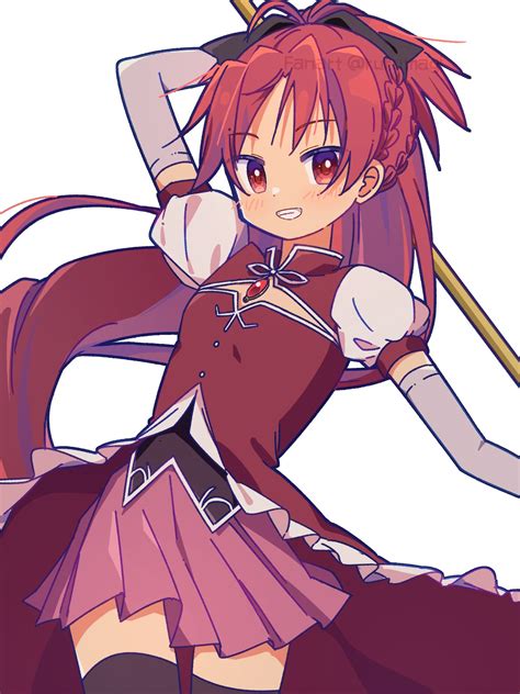 Sakura Kyoko Mahou Shoujo Madoka Magica And 1 More Drawn By Ruru