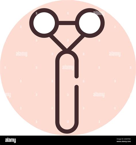 Woman Facial Massage Self Stock Vector Images Alamy