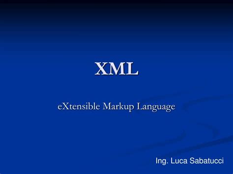 PPT XML PowerPoint Presentation Free Download ID